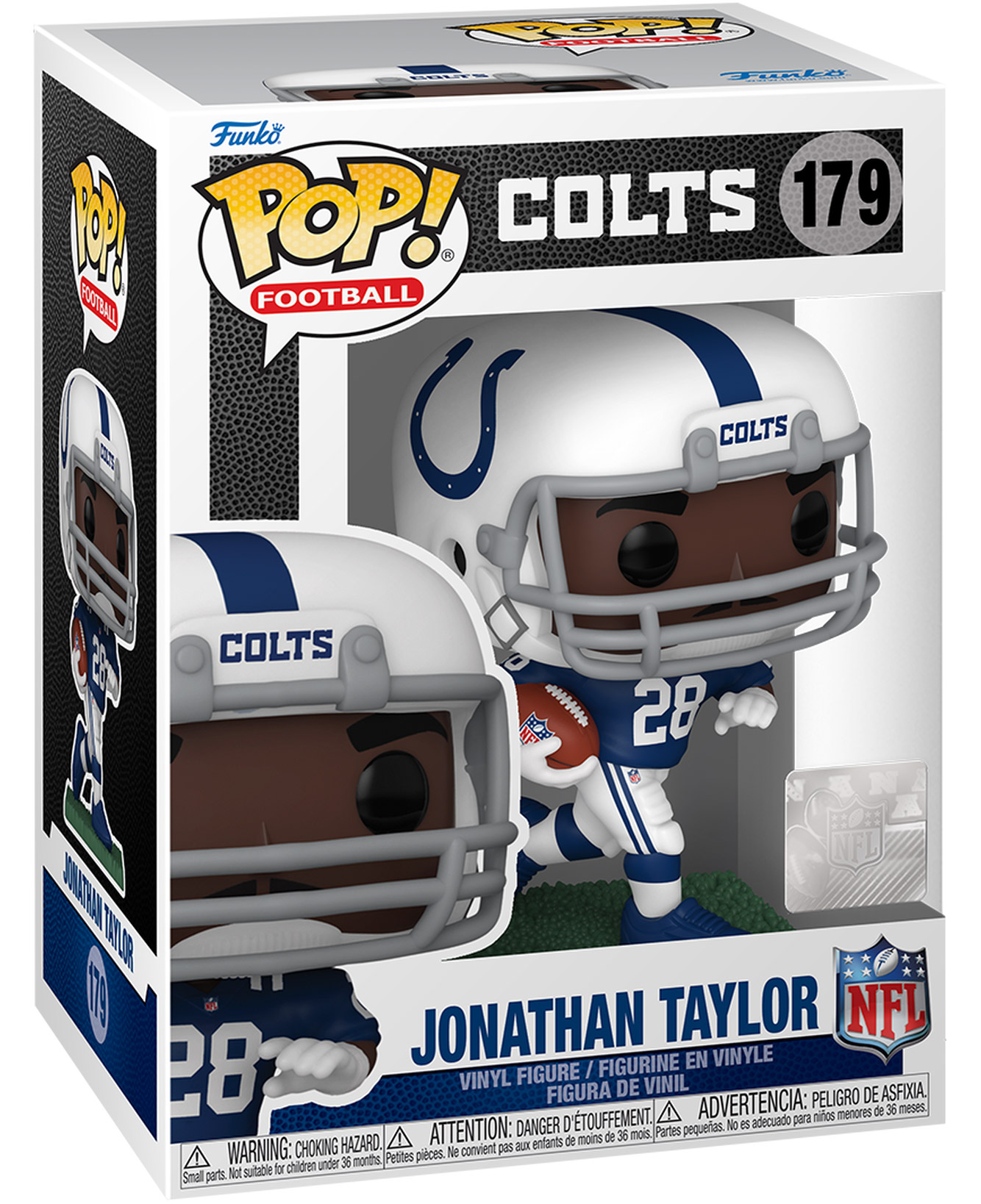 Figurine Pop NFL #179 pas cher : Jonathan Taylor