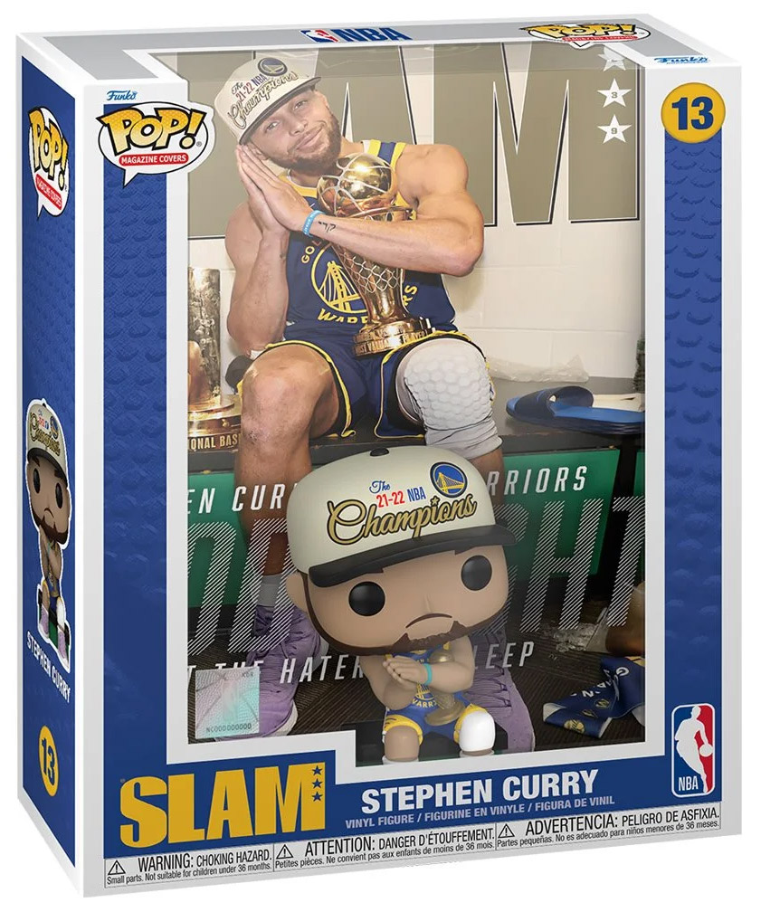 Figurine Pop NBA #13 pas cher : SLAM : Stephen Curry