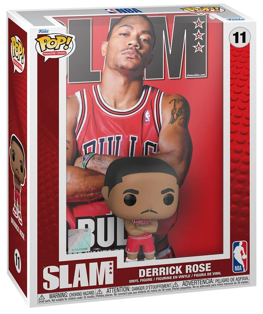 Figurine Pop NBA #11 pas cher : SLAM : Derrick Rose