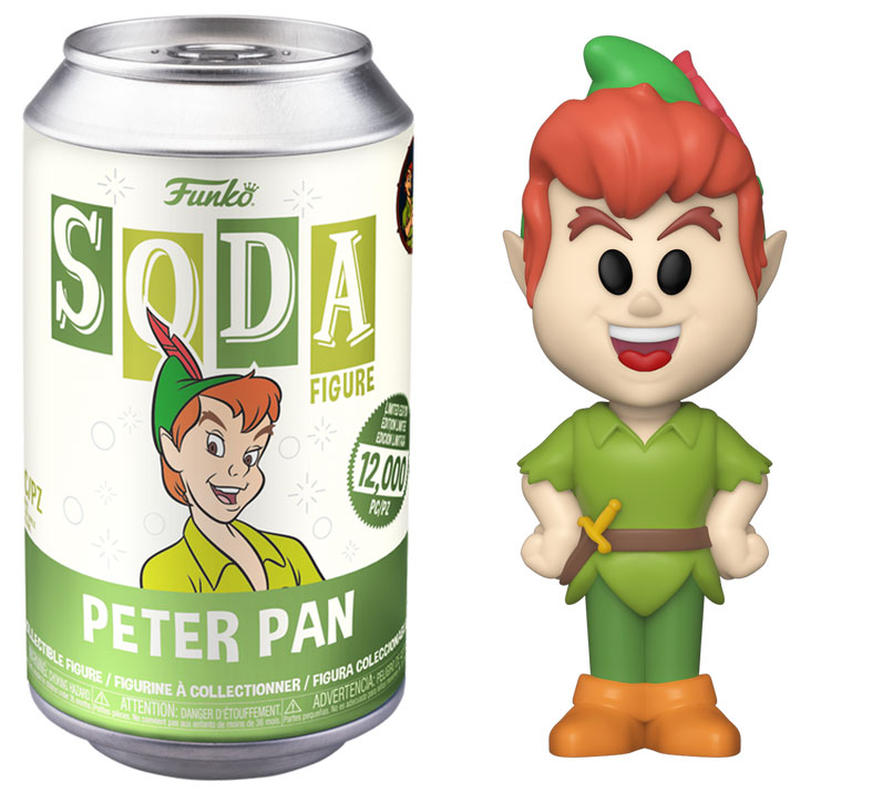 Figurine Soda Peter Pan [Disney] pas cher : Peter Pan (Canette Verte)