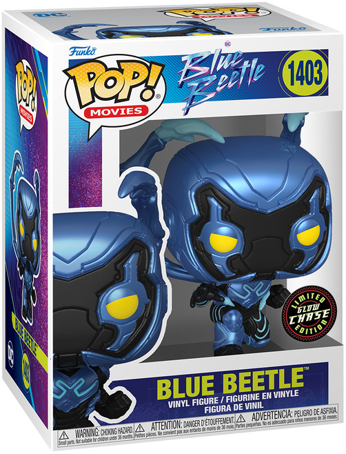 Figurine Pop Blue Beetle [DC] #1403 pas cher : Blue Beetle [Chase]