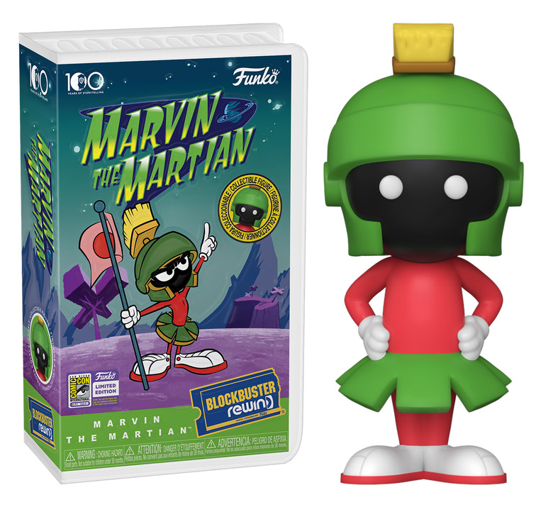 Figurine Blockbuster Rewind Looney Tunes pas cher : Marvin le Martien