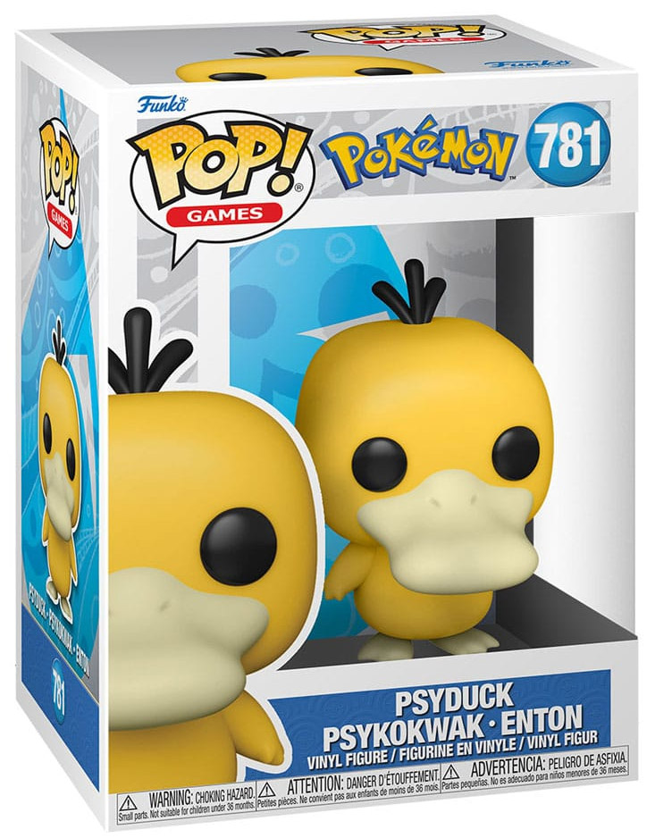 Figurine Pop Pokémon #781 pas cher : Psykokwak - Psyduck - Enton (EMEA)