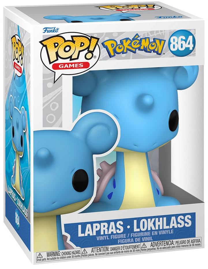 Figurine Pop Pokémon #864 pas cher : Lokhlass - Lapras (EMEA)