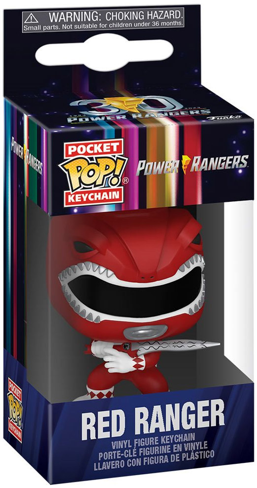 Figurine Pop Power Rangers pas cher : Ranger Rouge - Porte-clés