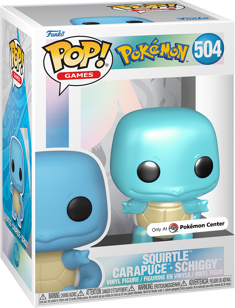 Figurine Pop Pokémon #504 pas cher : Carapuce - Nacré