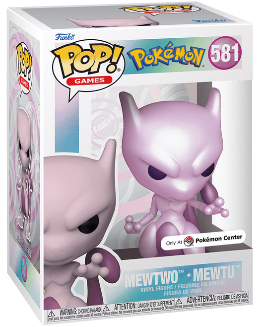 Figurine Pop Pokémon #581 pas cher : Mewtwo - Nacré