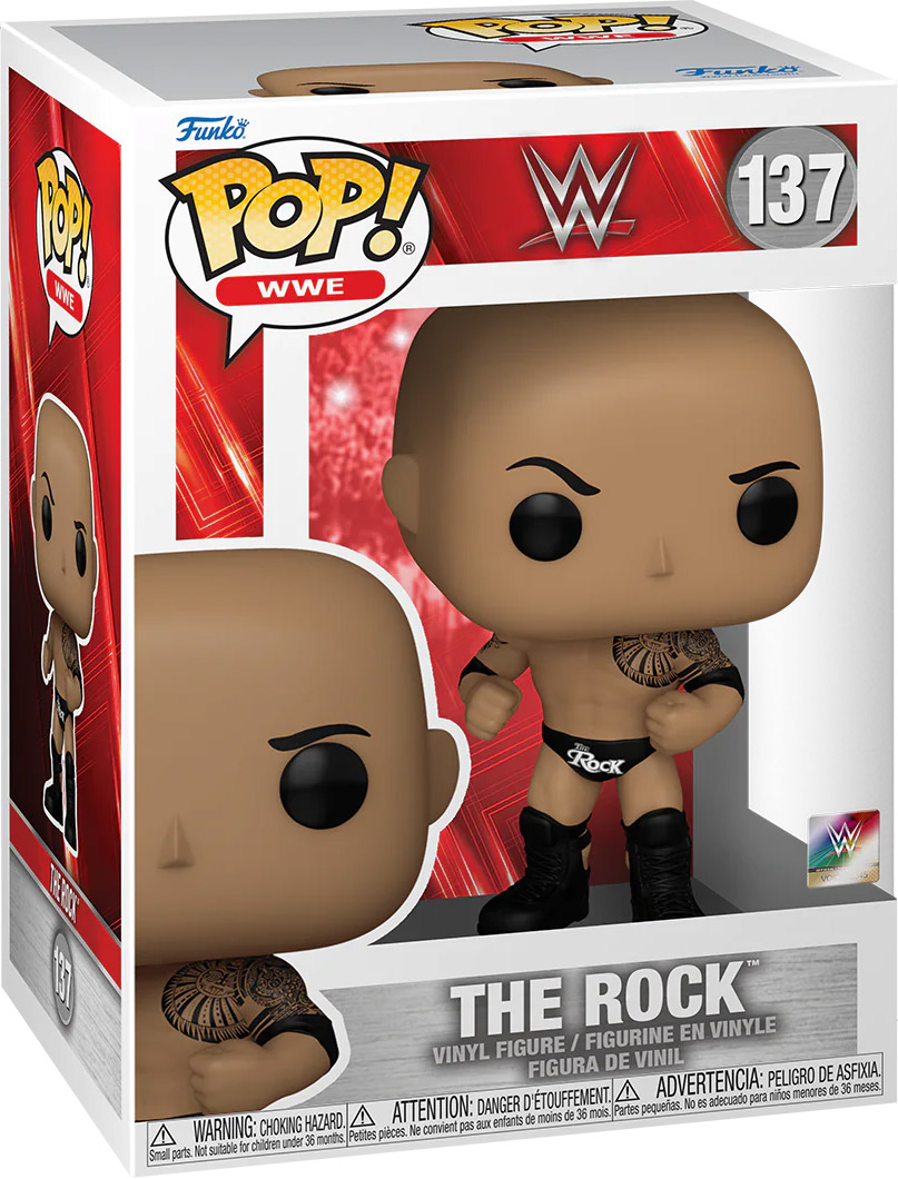 Figurine Pop WWE #137 pas cher : The Rock