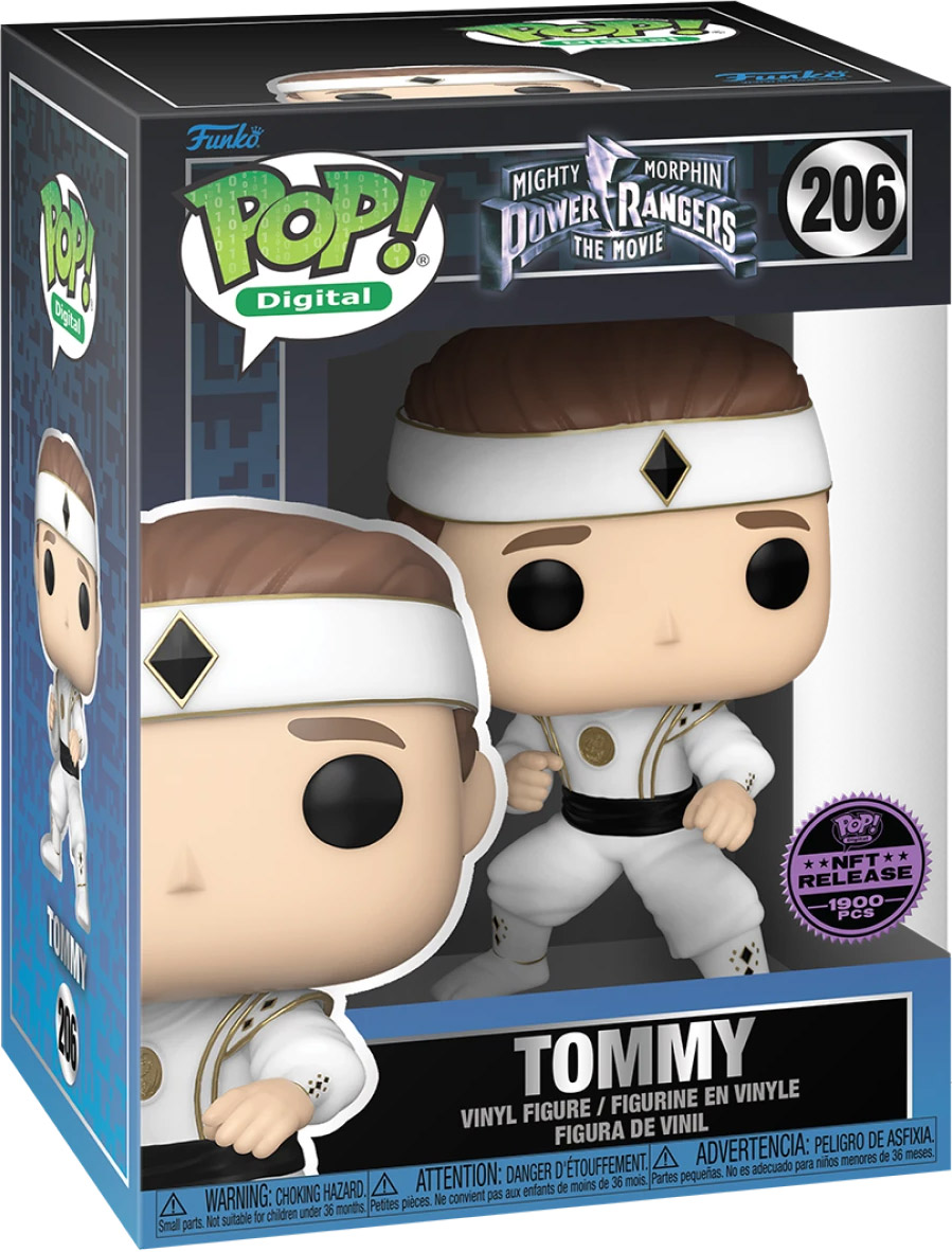 Figurine Pop Power Rangers #206 pas cher : Tommy - Digital Pop