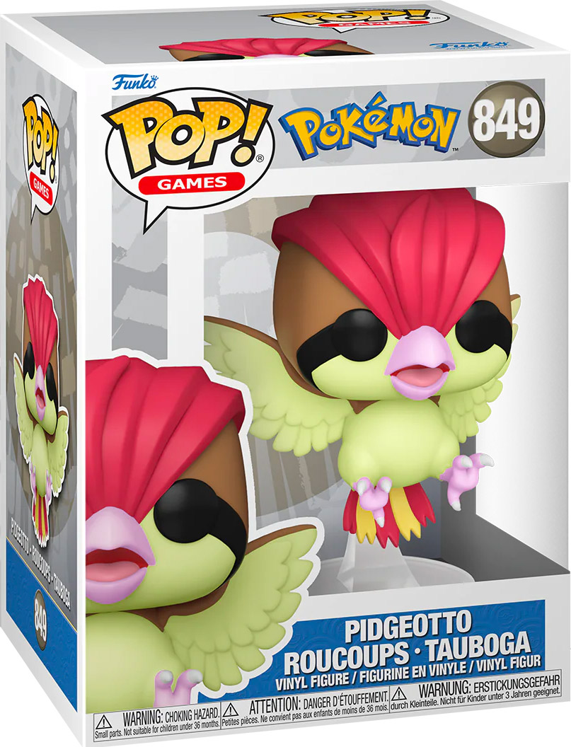 Figurine Pop Pokémon #849 pas cher : Pidgeotto - Roucoups - Tauboga (EMEA)