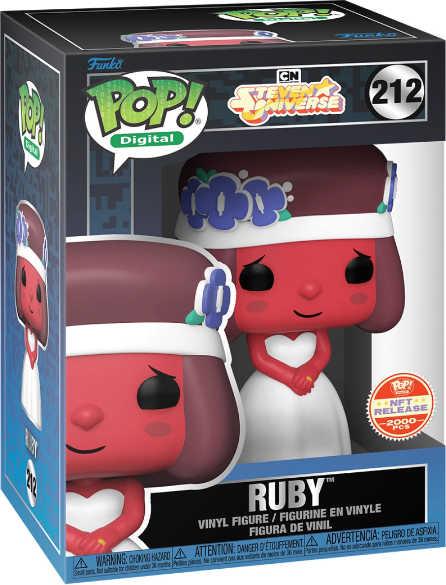 Figurine Pop Steven Universe #212 pas cher : Ruby - Digital Pop