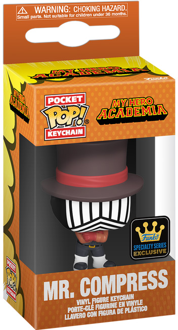 Figurine Pop My Hero Academia pas cher : Mr. Compress - Porte-clés