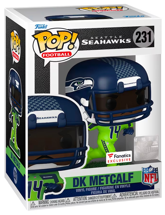 Figurine Pop NFL #231 pas cher : DK Metcalf Figurine Pop NFL #231 pas cher : DK Metcalf
