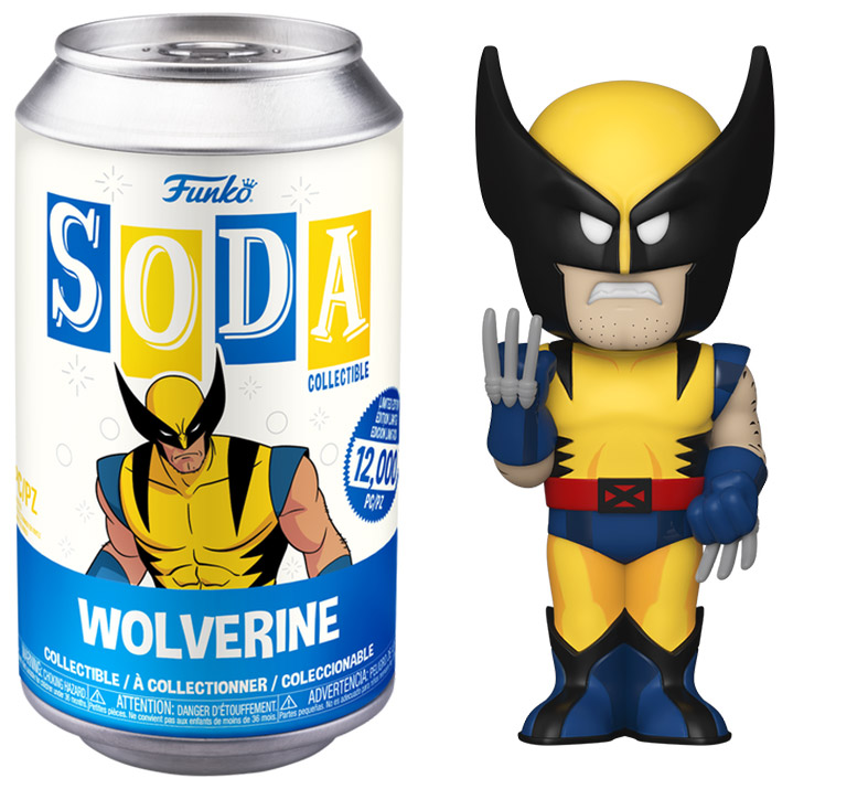 Figurine Soda X-Men [Marvel] pas cher : Wolverine (Canette Bleue)