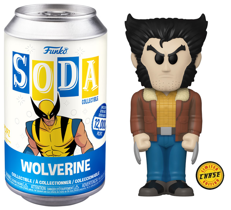 Figurine Soda X-Men [Marvel] pas cher : olverine (Canette Bleue) [Chase]