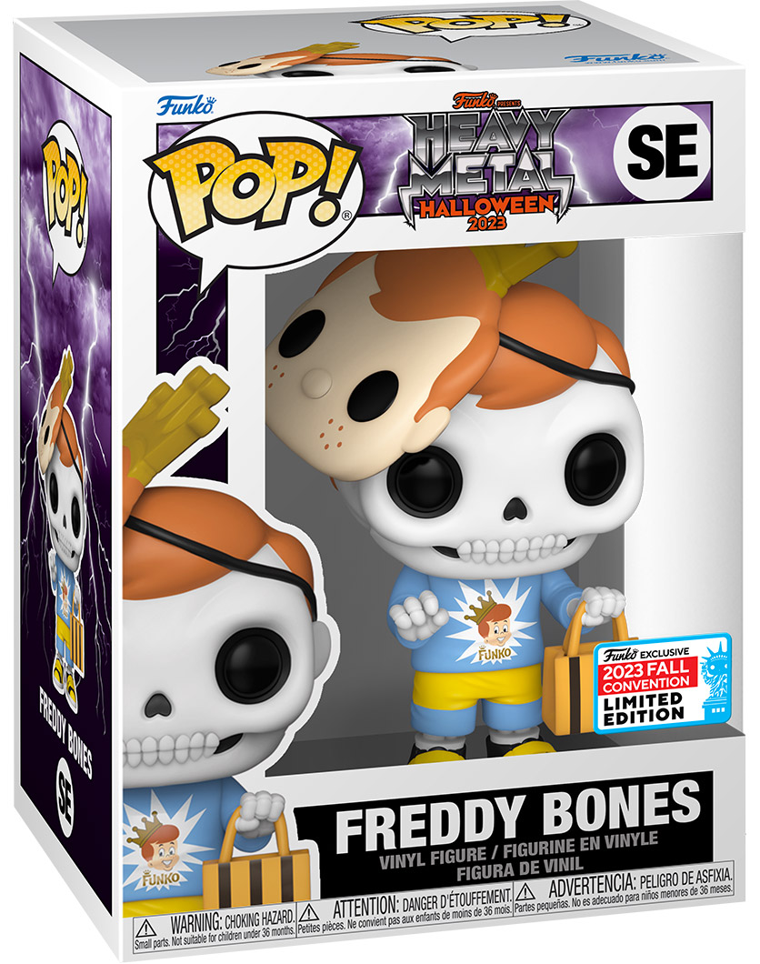 Figurine Pop Freddy Funko pas cher : Freddy Bones Heavy Metal