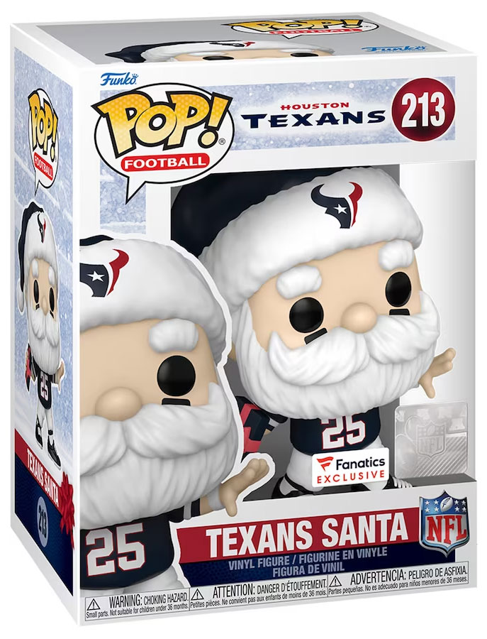 Figurine Pop NFL #213 pas cher : Père Noël Texans