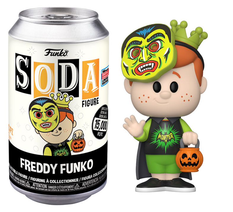 Figurine Soda Freddy Funko pas cher : Freddy Funko (Canette Noire)