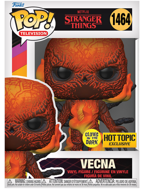 Figurine Pop Stranger Things #1464 pas cher : Vecna - Glow in the Dark