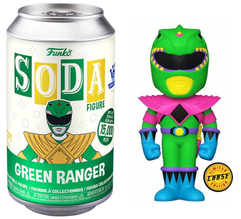 Figurine Soda Power Rangers pas cher : Ranger Vert (Canette Verte) [Chase]