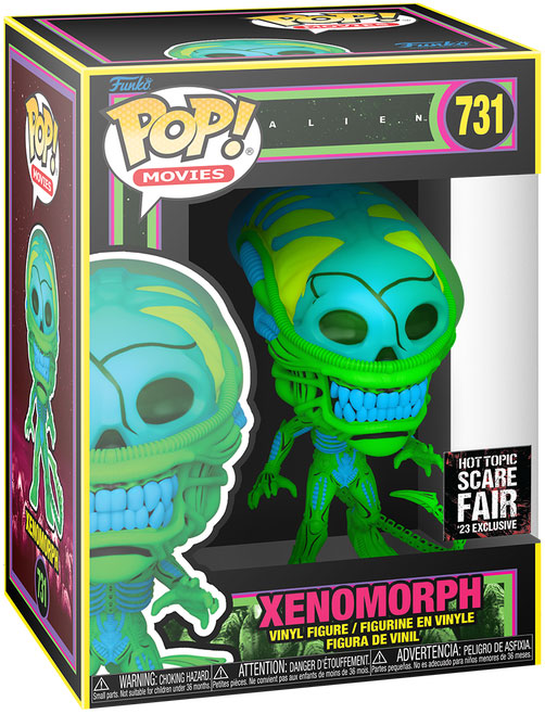 Figurine Pop Alien #731 pas cher : Xenomorph - Black Light