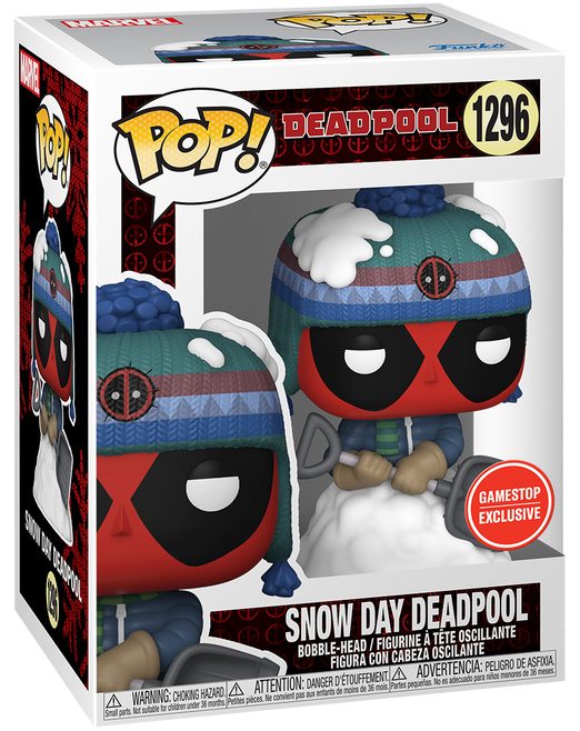 Figurine Pop Deadpool [Marvel] #1296 pas cher : Jour de neige Deadpool