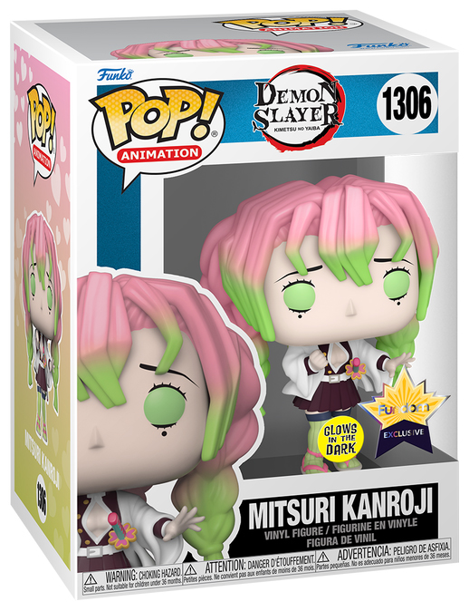Figurine Pop Demon Slayer #1306 pas cher : Mitsuri Kanroji - Glow in ...