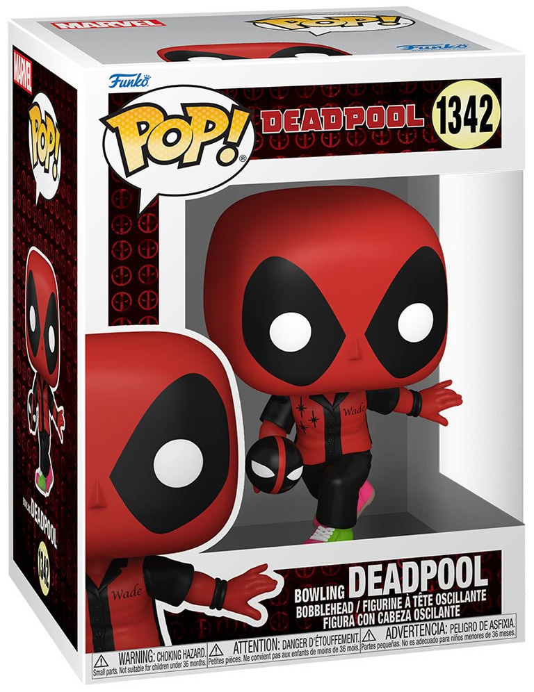 Figurine Pop Deadpool [Marvel] #1342 pas cher : Bowling Deadpool