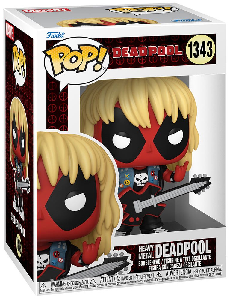 Figurine Pop Deadpool [Marvel] #1343 pas cher : Heavy Metal Deadpool