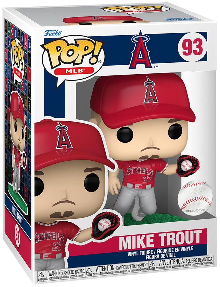 Figurine Pop MLB : Ligue Majeure de Baseball #93 pas cher : Mike Trout