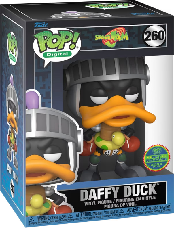 Figurine Pop Space Jam #260 pas cher : Daffy Duck - Digital Pop