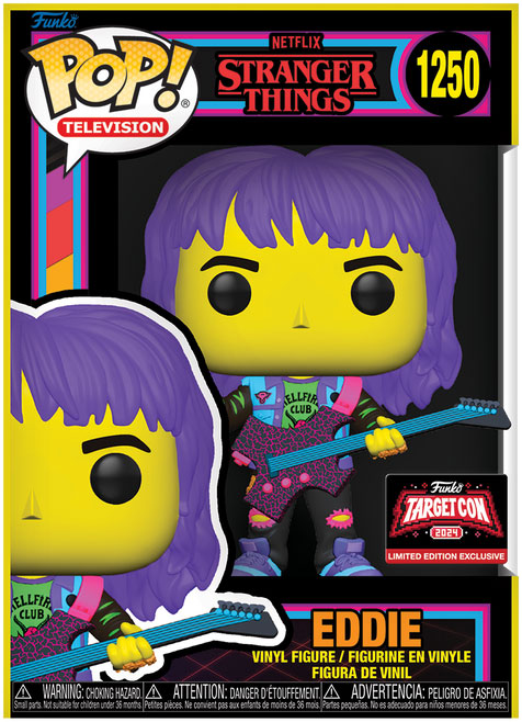 Figurine Pop Stranger Things #1250 pas cher : Eddie - Black Light
