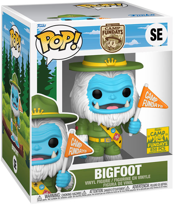 Figurine Pop Créatures légendaires et mythes pas cher : Bigfoot (Bleu ...
