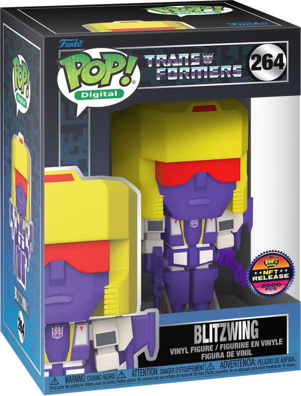 Figurine Pop Transformers #264 pas cher : Blitzwing - Digital Pop