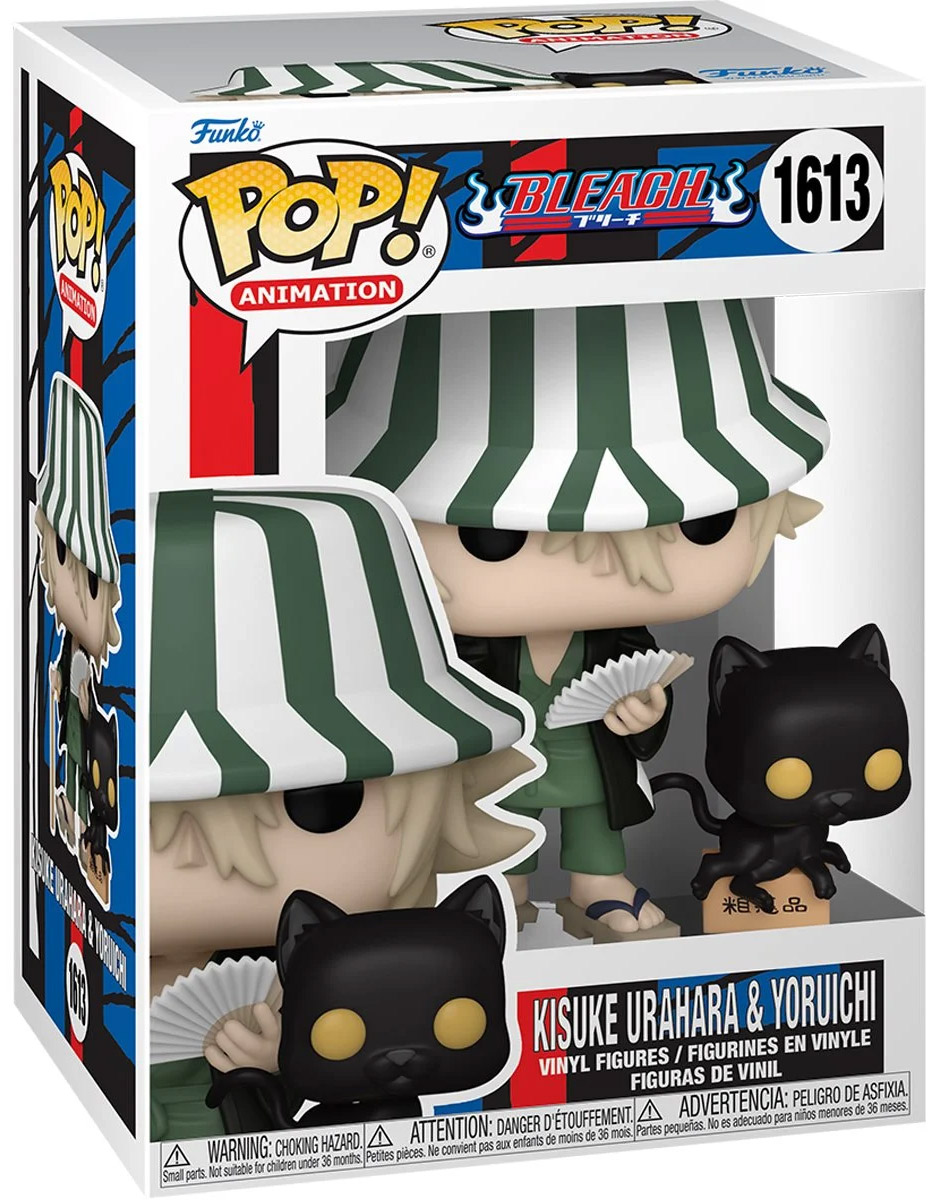 Figurine Pop Bleach #1613 pas cher : Kisuke Urahara & Yoruichi