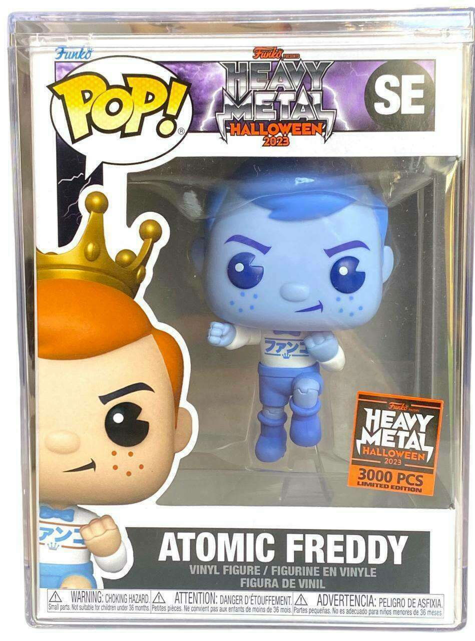 Figurine Pop Freddy Funko pas cher : Atomic Freddy Bleue (Heavy Metal)