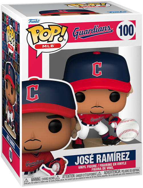 Figurine Pop MLB : Ligue Majeure de Baseball #100 pas cher : José Rmirez
