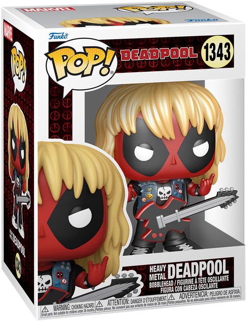 Figurine Pop Deadpool [Marvel] #1343 pas cher : Heavy Metal Deadpool ...