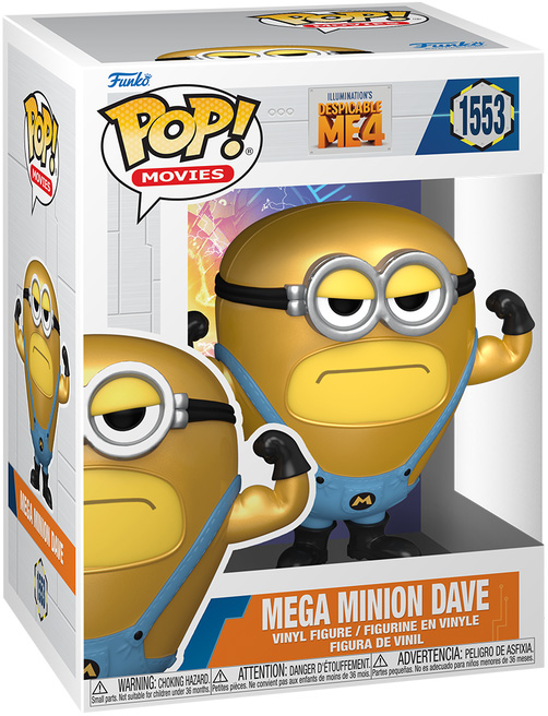 Figurine Pop Moi, Moche et Méchant #1553 pas cher : Mega Minion Dave
