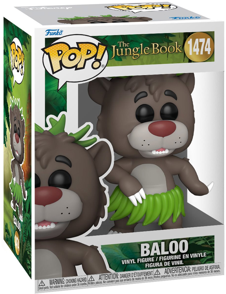 Figurine Pop Le Livre de la Jungle [Disney] #1474 pas cher : Baloo