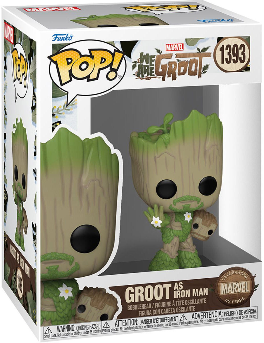 Figurine Pop Nous sommes Groot [Marvel] #1393 pas cher : Groot en Iron Man