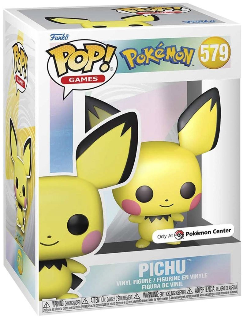 Figurine Pop Pokémon #579 pas cher : Pichu - Nacré