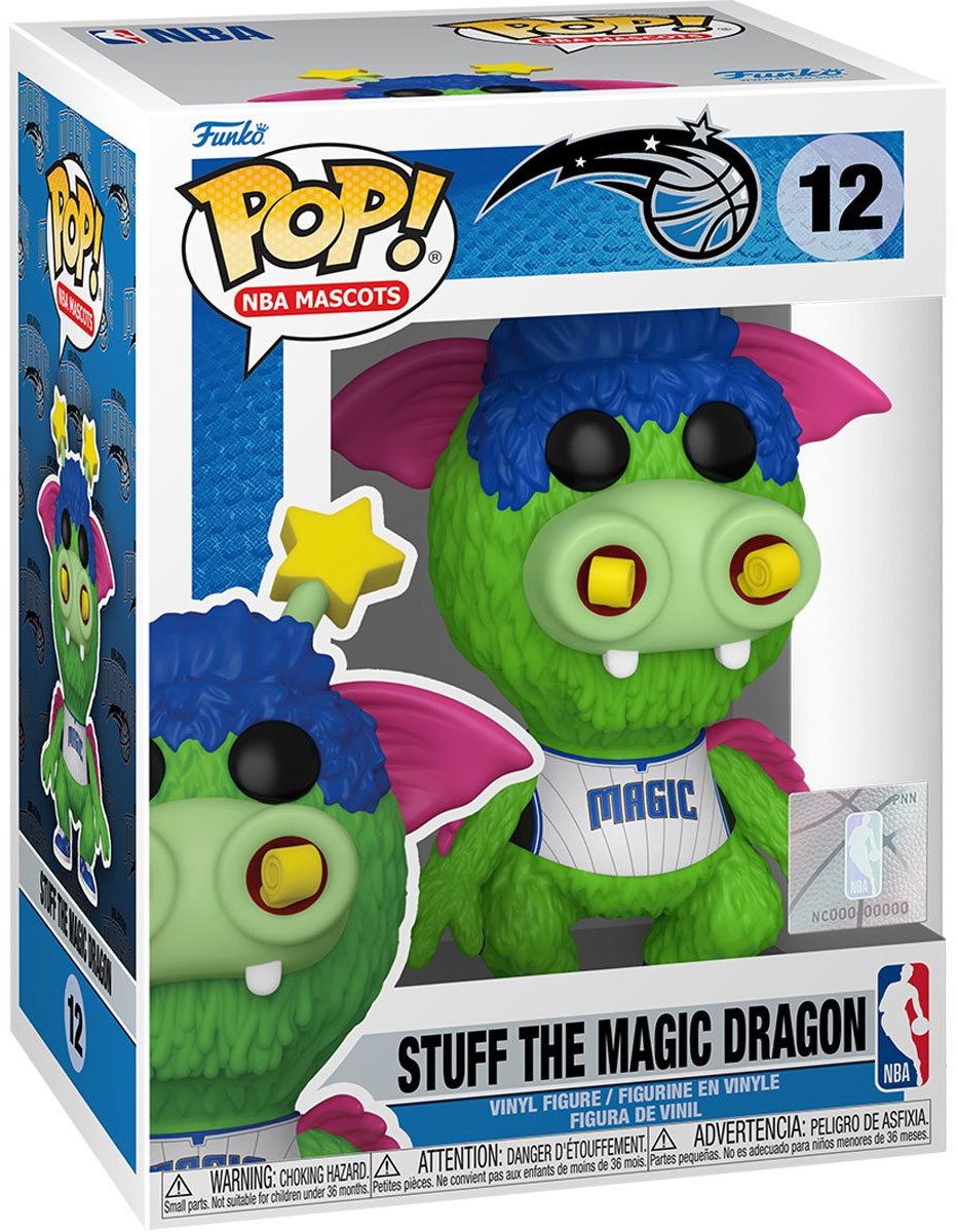 Figurine Pop NBA #12 pas cher : Stuff the Magic Dragon