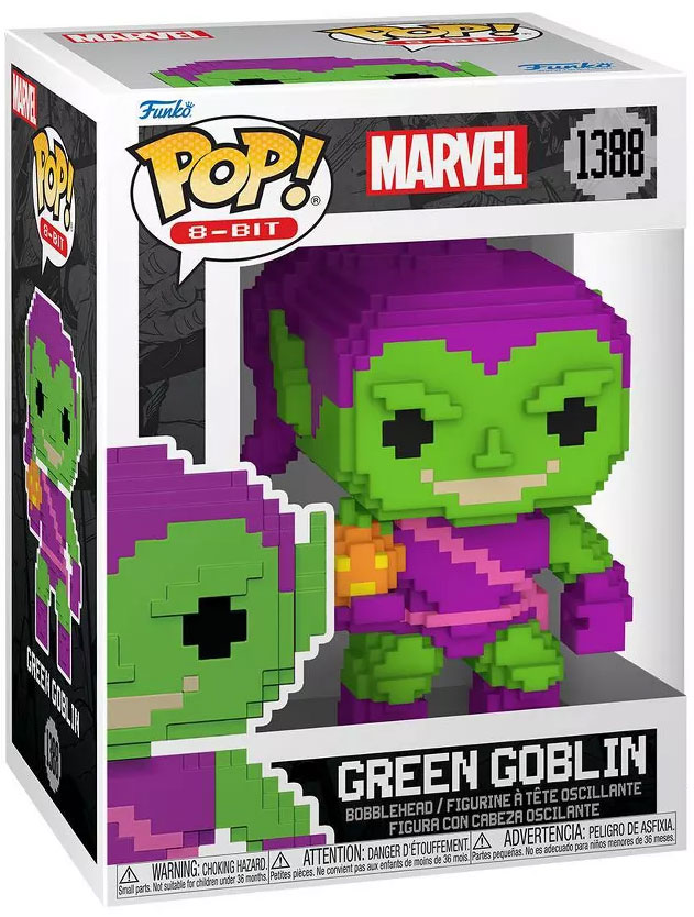 Figurine Pop Marvel Comics #1388 pas cher : Le Bouffon Vert - 8-Bit