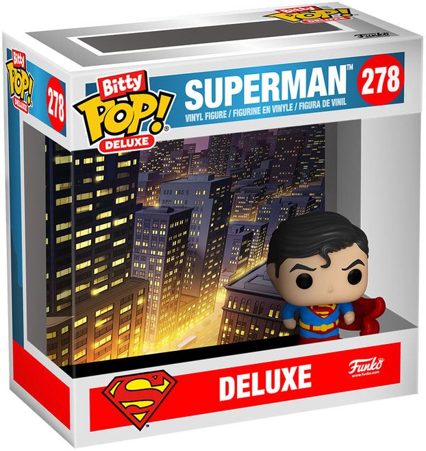 Figurine Pop Superman #278 pas cher : Superman - Bitty Pop Deluxe