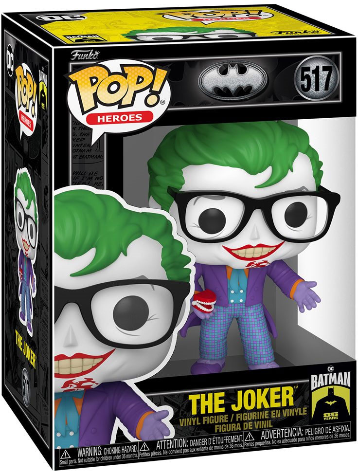 Figurine Pop Batman [DC] #517 pas cher : Joker avec dents qui claquent