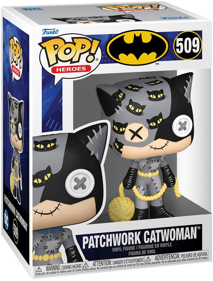 Figurine Pop Batman [DC] #509 pas cher : Catwoman (Patchwork)