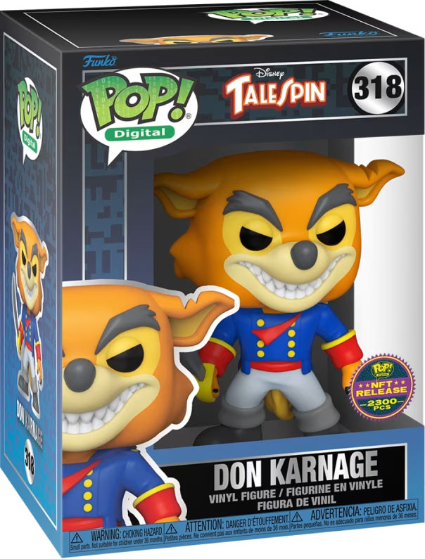 Figurine Pop Super Baloo [Disney] #318 pas cher : Don Karnage - Digital Pop