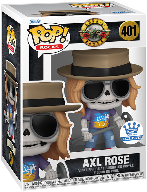 Figurine Pop Guns N' Roses #401 pas cher : Axl Rose - Squelette