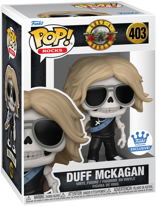Figurine Pop Guns N' Roses #403 pas cher : Duff McKagan - Squelette
